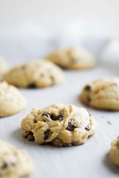 Butterless Chocolate Chip Cookies with Coconut Oil