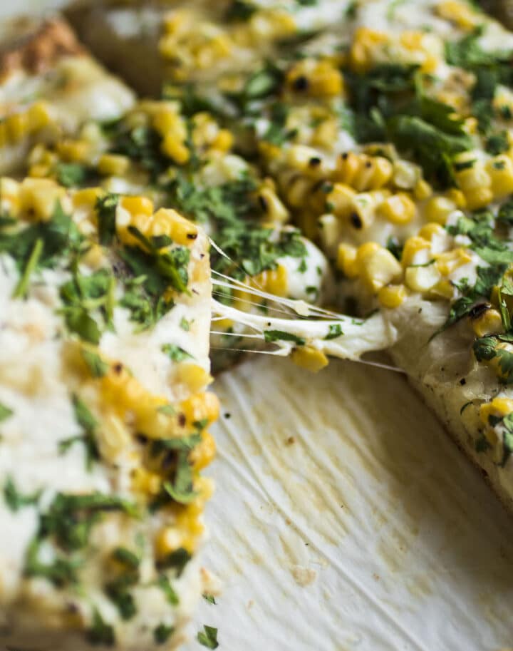 Cilantro Corn Pizza - Life As A Strawberry