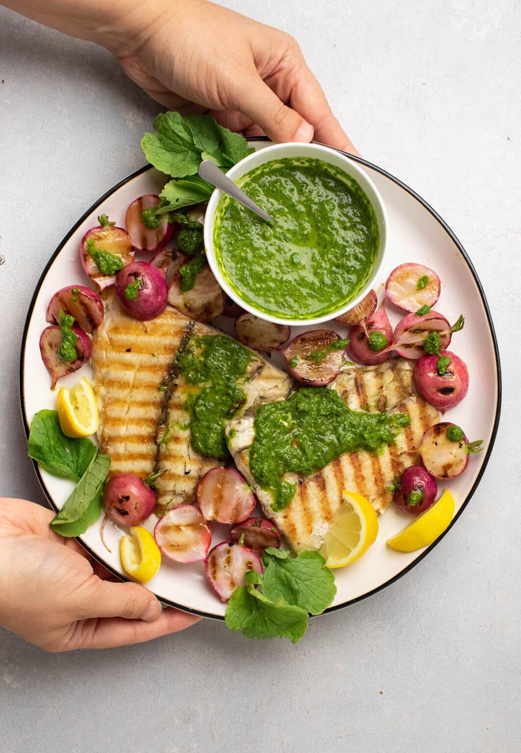 Grilled Barramundi with Radishes - Life As A Strawberry