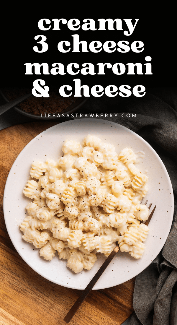 Three Cheese Mac and Cheese Recipe (Homemade from Scratch)