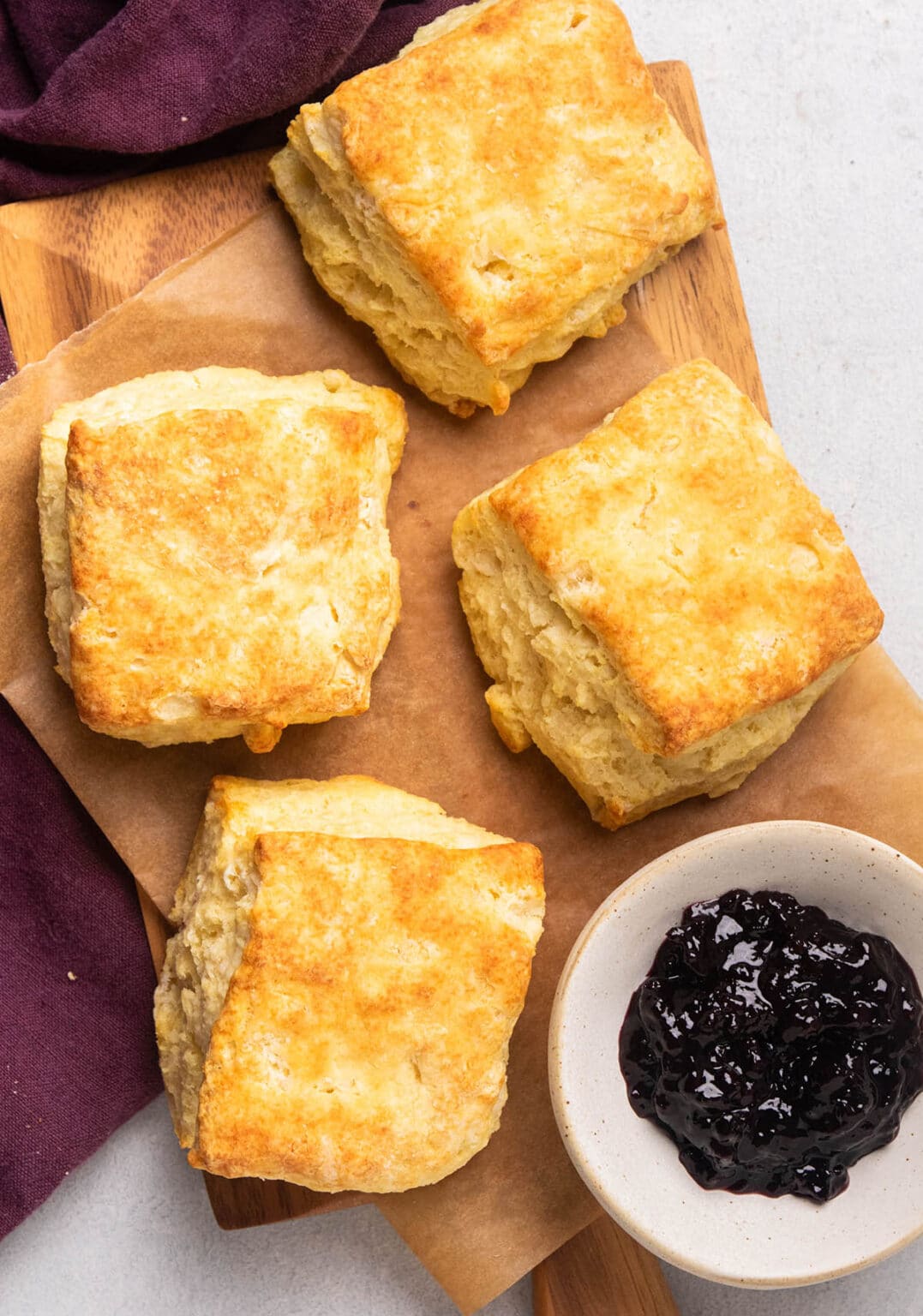 Small Batch Biscuits (Makes 4) - Life As A Strawberry